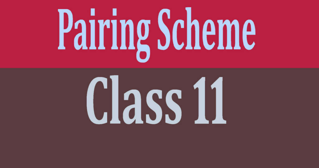 Pairing Scheme Of Computer Class 11 2025 - Ahsa.Pk