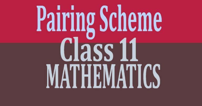 11Th Class Computer Pairing Scheme 2026 - Ahsa.Pk
