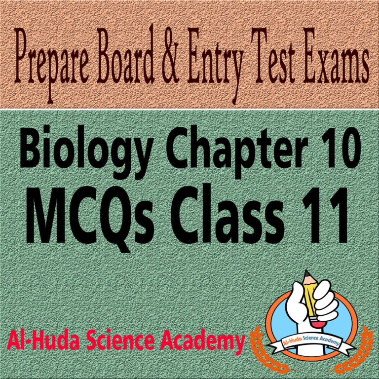 Biology Chapter 10 MCQs Class 11